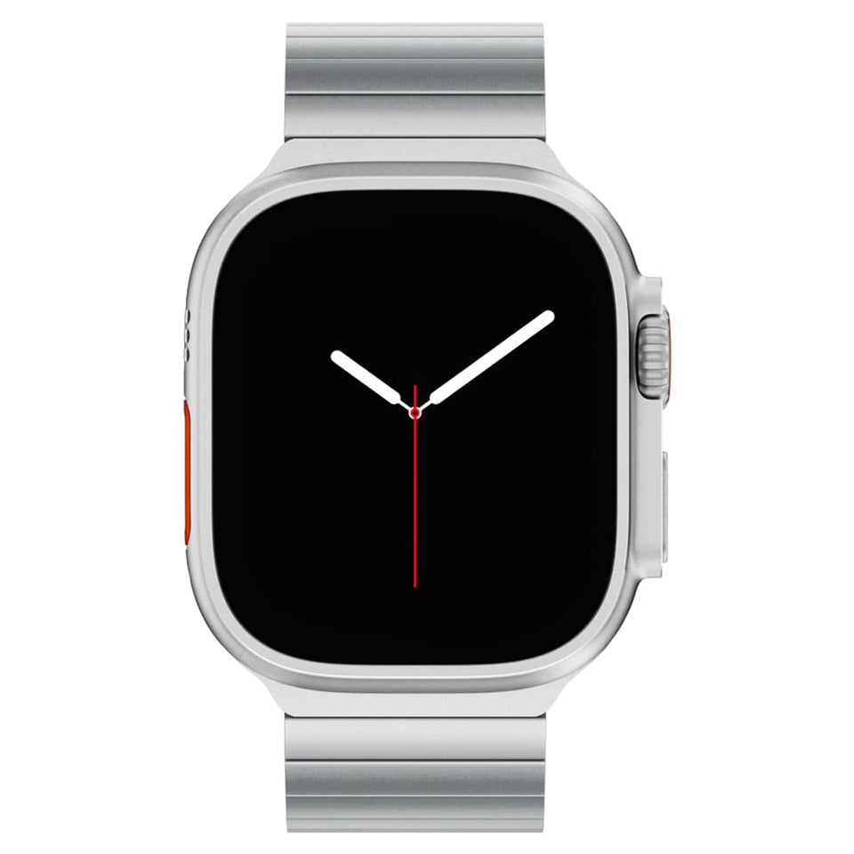 Grade 2 Titanium Link Band for Apple Watch Ultra 2 and Ultra 49mm ...